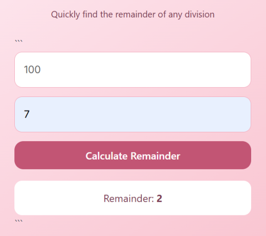 Remainder Calculator – Find Division Remainder Instantly Online